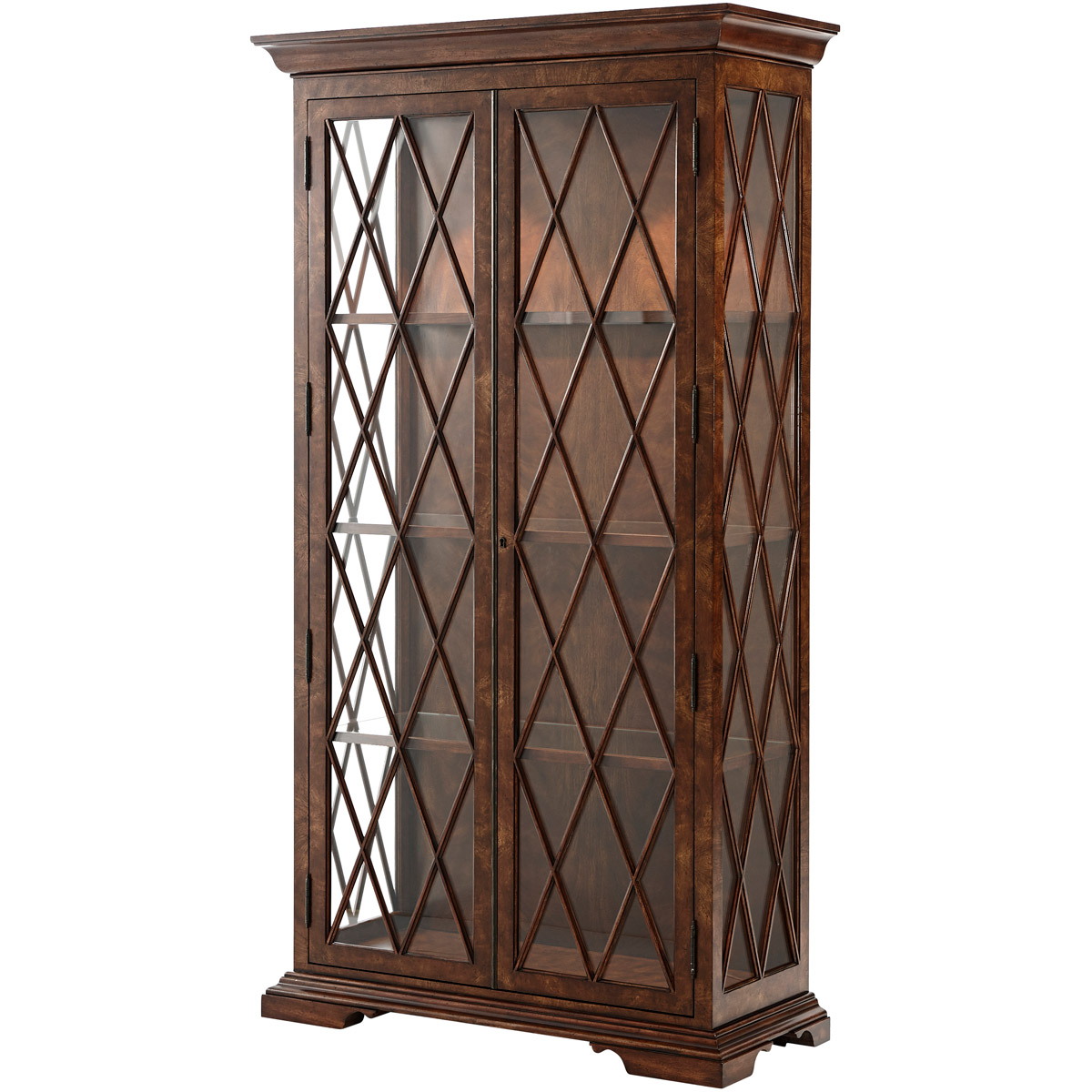 Theodore Alexander 6105-473 Brooksby Cerejeira and Mahogany Bar Cabinet